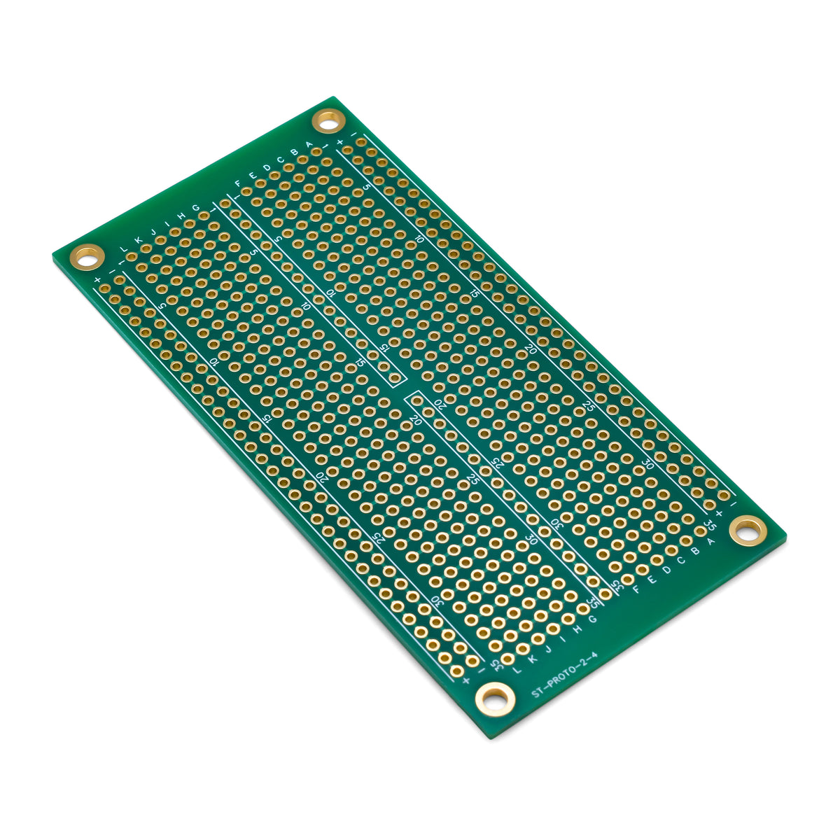 2" x 4" Protoboard | Electronics Prototyping | SchmalzTech