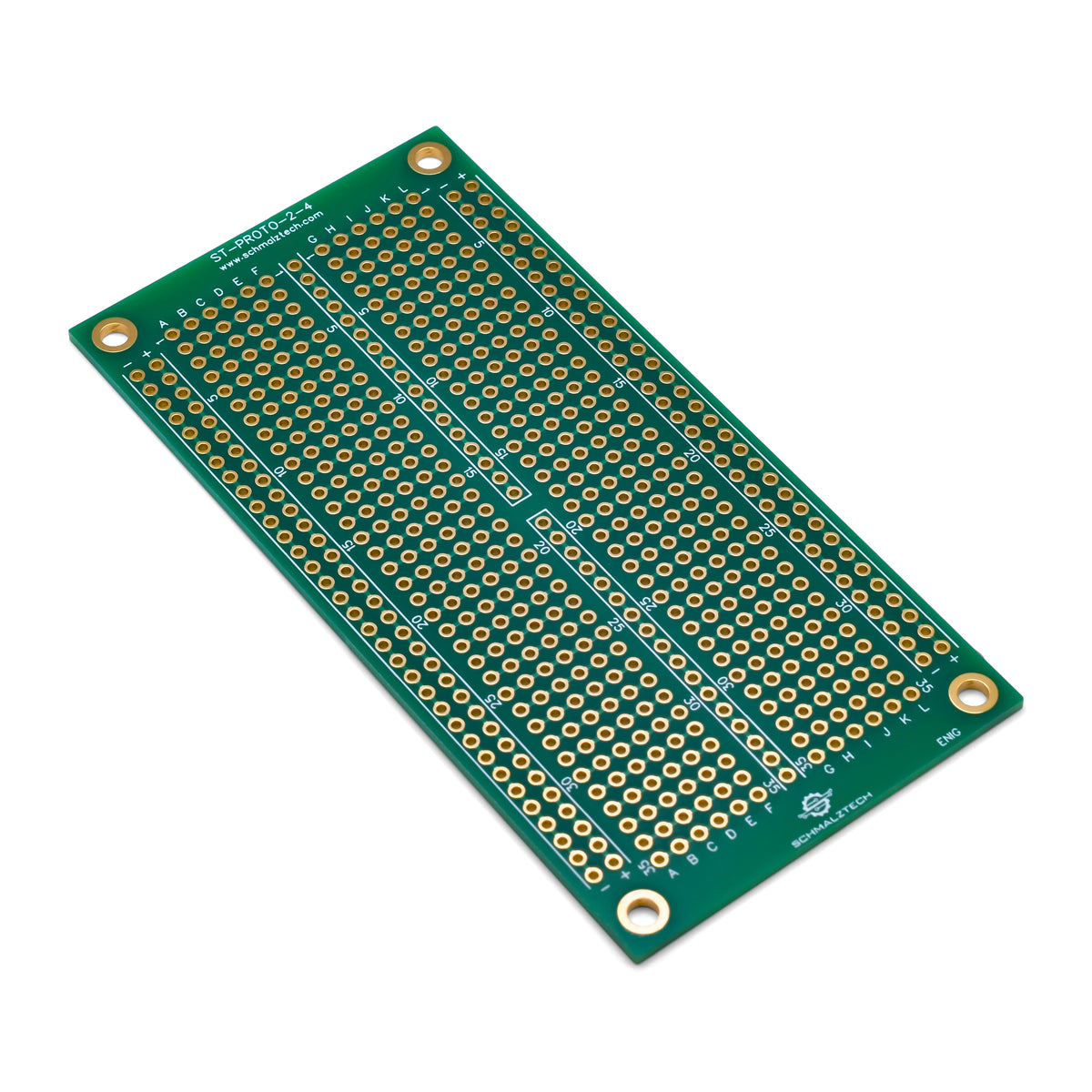 2" x 4" Protoboard | Electronics Prototyping | SchmalzTech