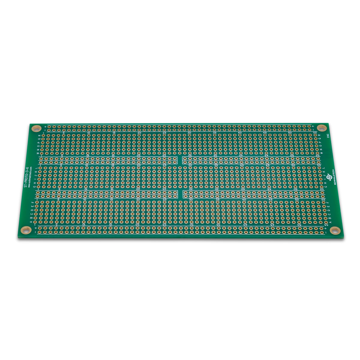 3" x 6" Protoboard | Electronics Prototyping | SchmalzTech
