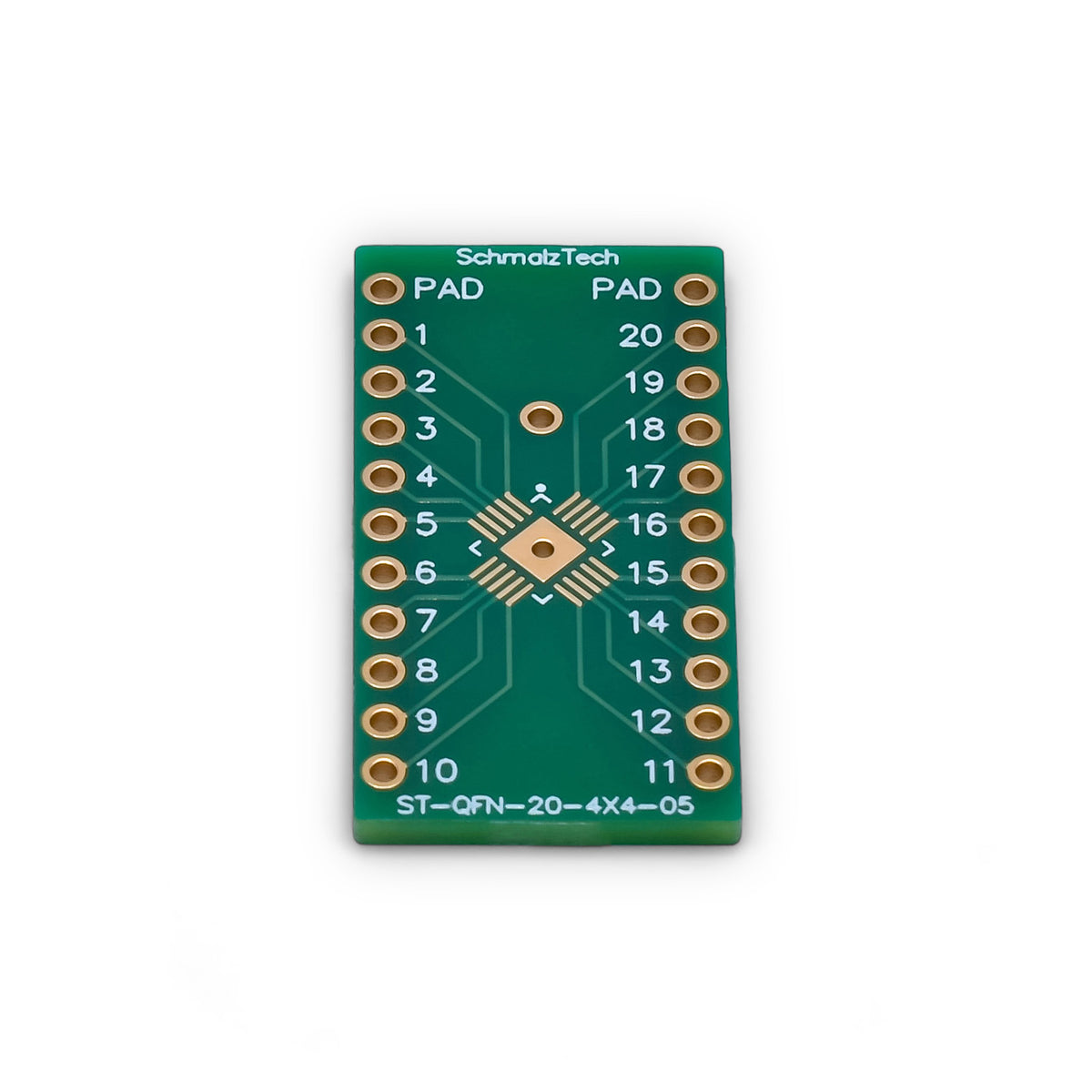 QFN-20 SMD to DIP Adapter | SchmalzTech