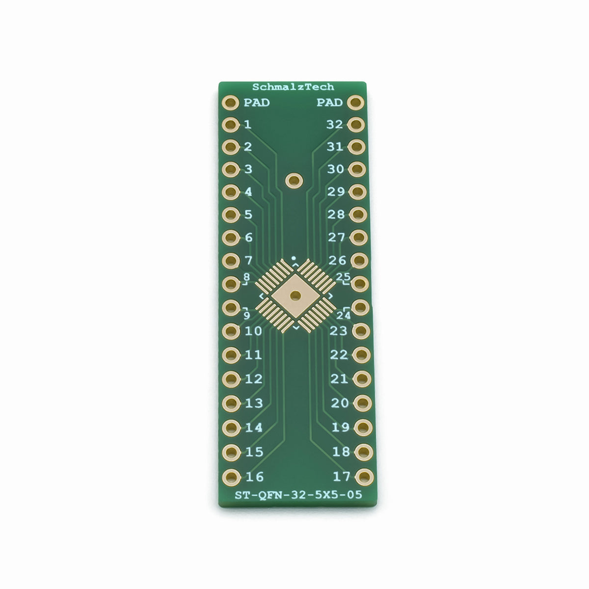 QFN-32 SMD to DIP Adapter | SchmalzTech