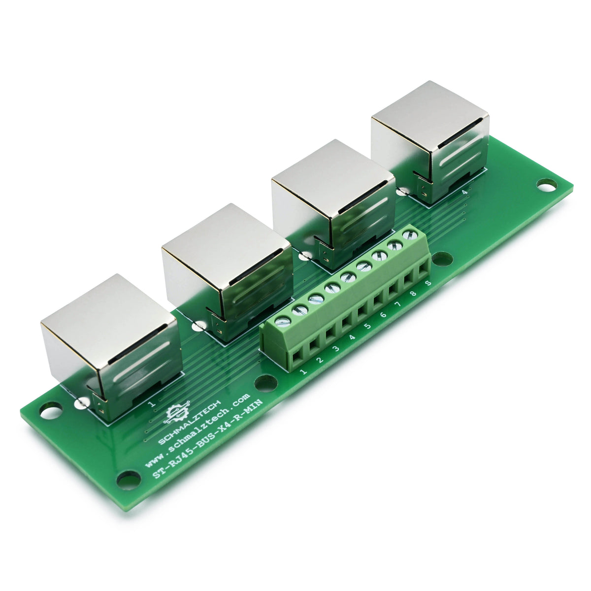 RJ45 4-Port Bus Board | SchmalzTech