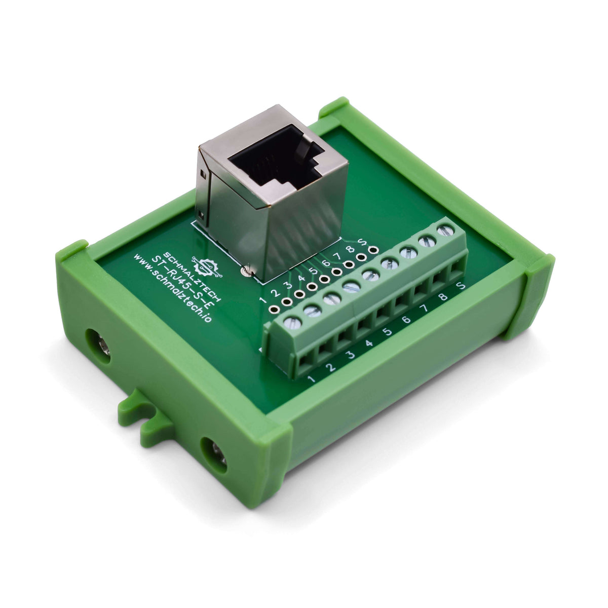 RJ45 / 8P8C Breakout Board | Chassis Mount | SchmalzTech